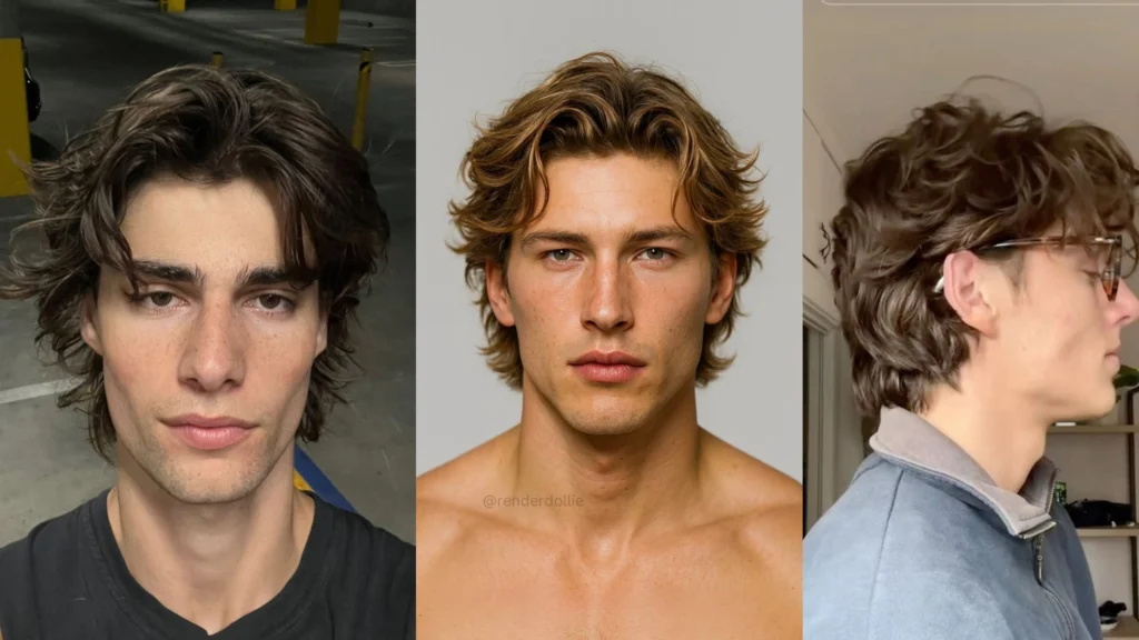 21 Wolf Cut Styles for Men: Trending Variations & Ideas [2025] - Bold ...